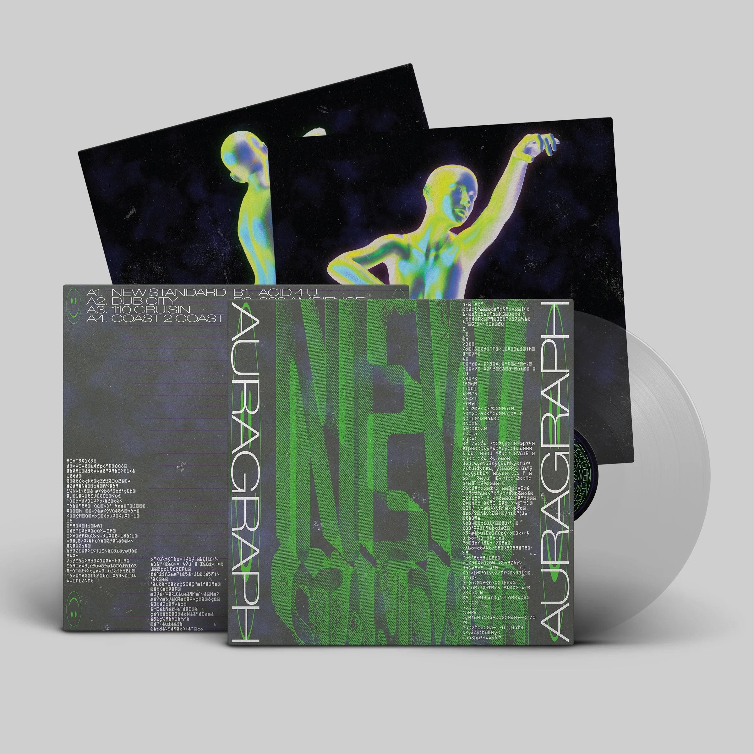 Auragraph – New Standard – Limited Edition Clear Vinyl LP – Cosmic ...