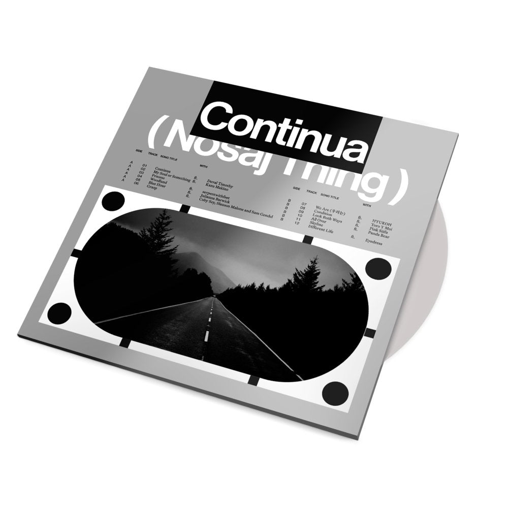 Nosaj Thing – Continua – Limited Edition Crystal Clear Vinyl LP ...
