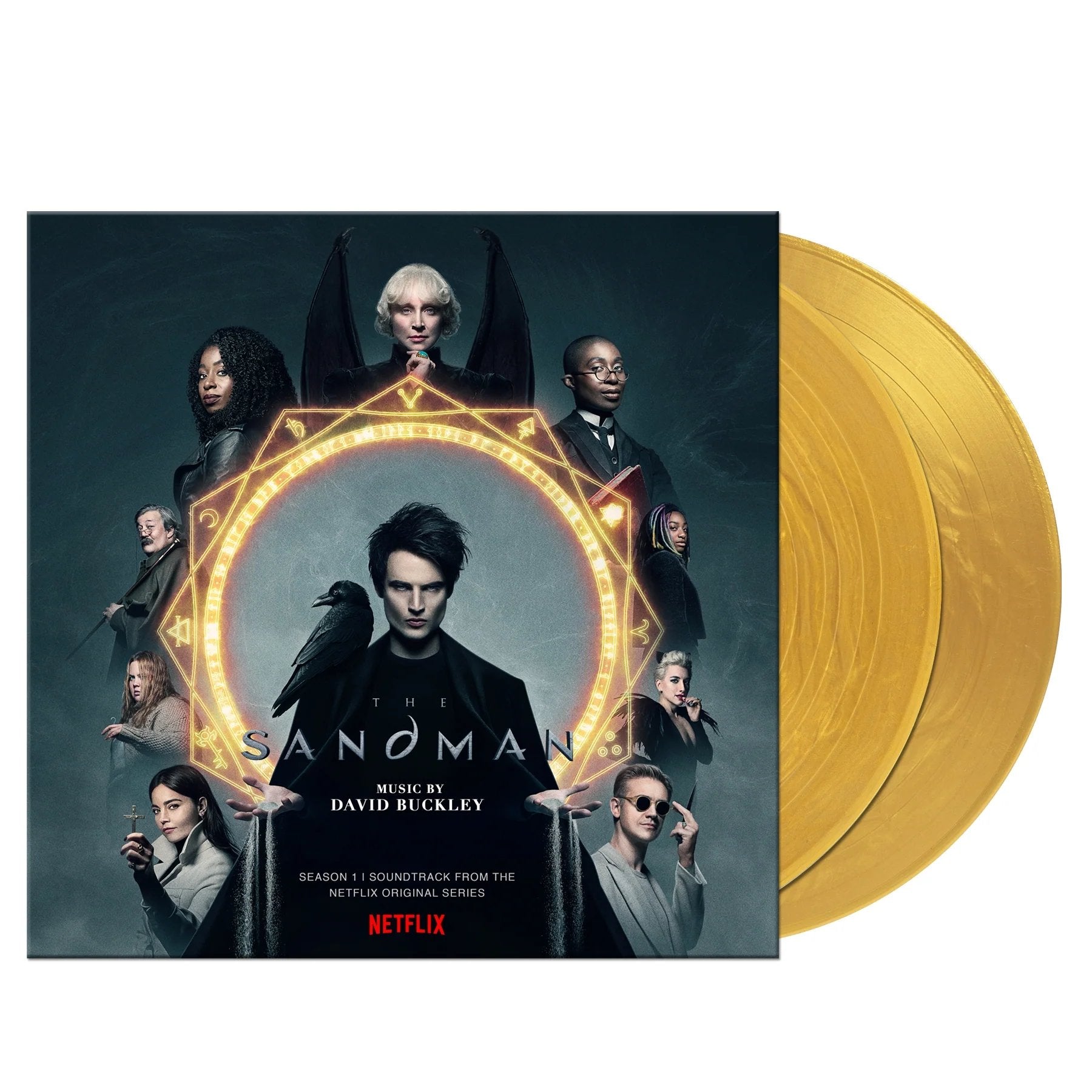 The Sandman OST – 180 Gram Gold Swirl Vinyl 2 LP – Cosmic Freqs. Records