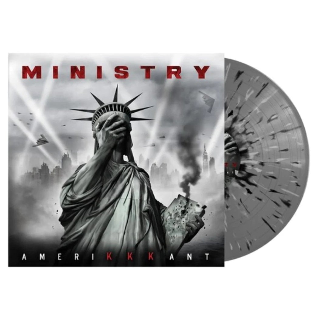Ministry – Amerikkkant – Grey with Black & White Splatter Vinyl LP ...